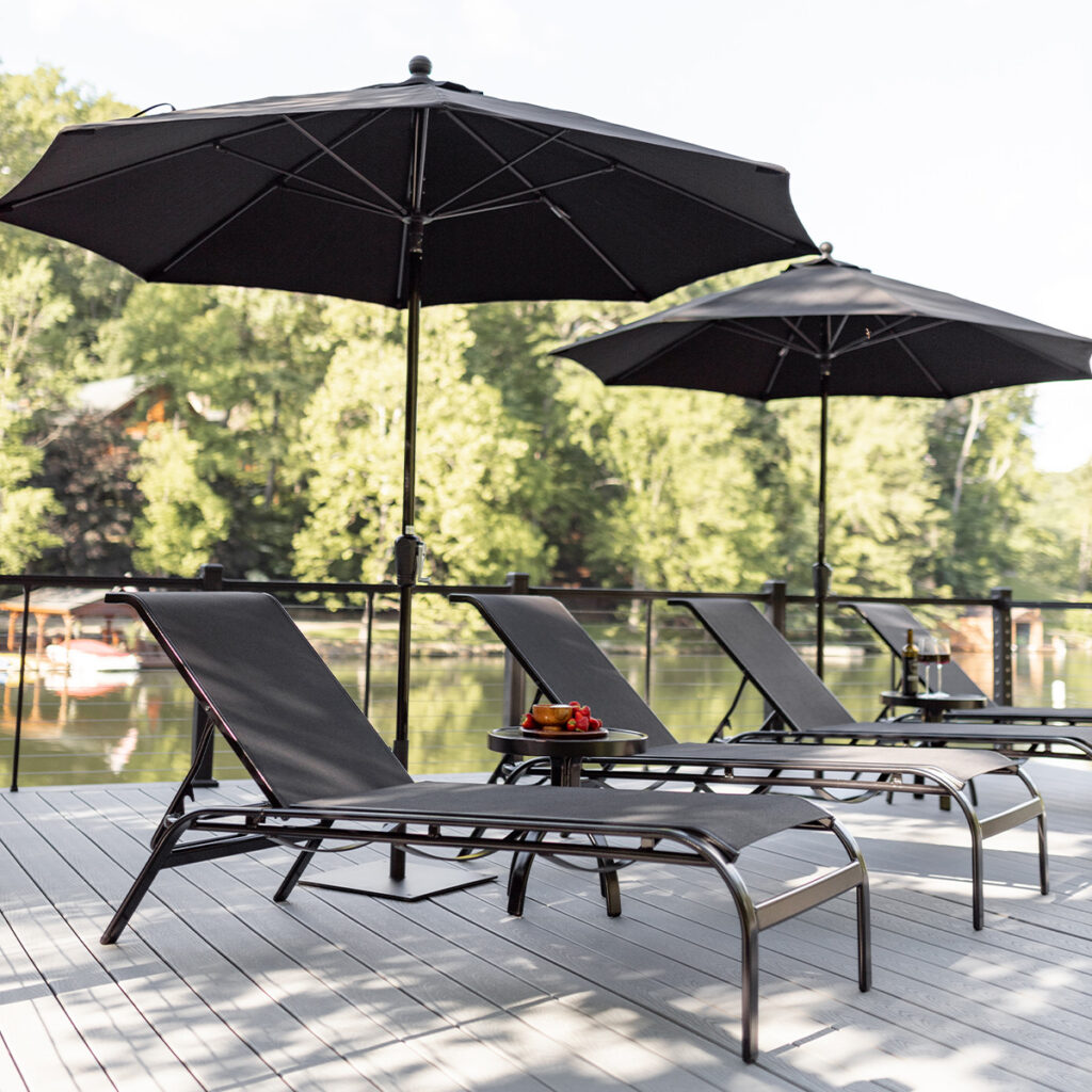 Murphy Sling Chaise Lounge Without Arms | Amish Mercantile