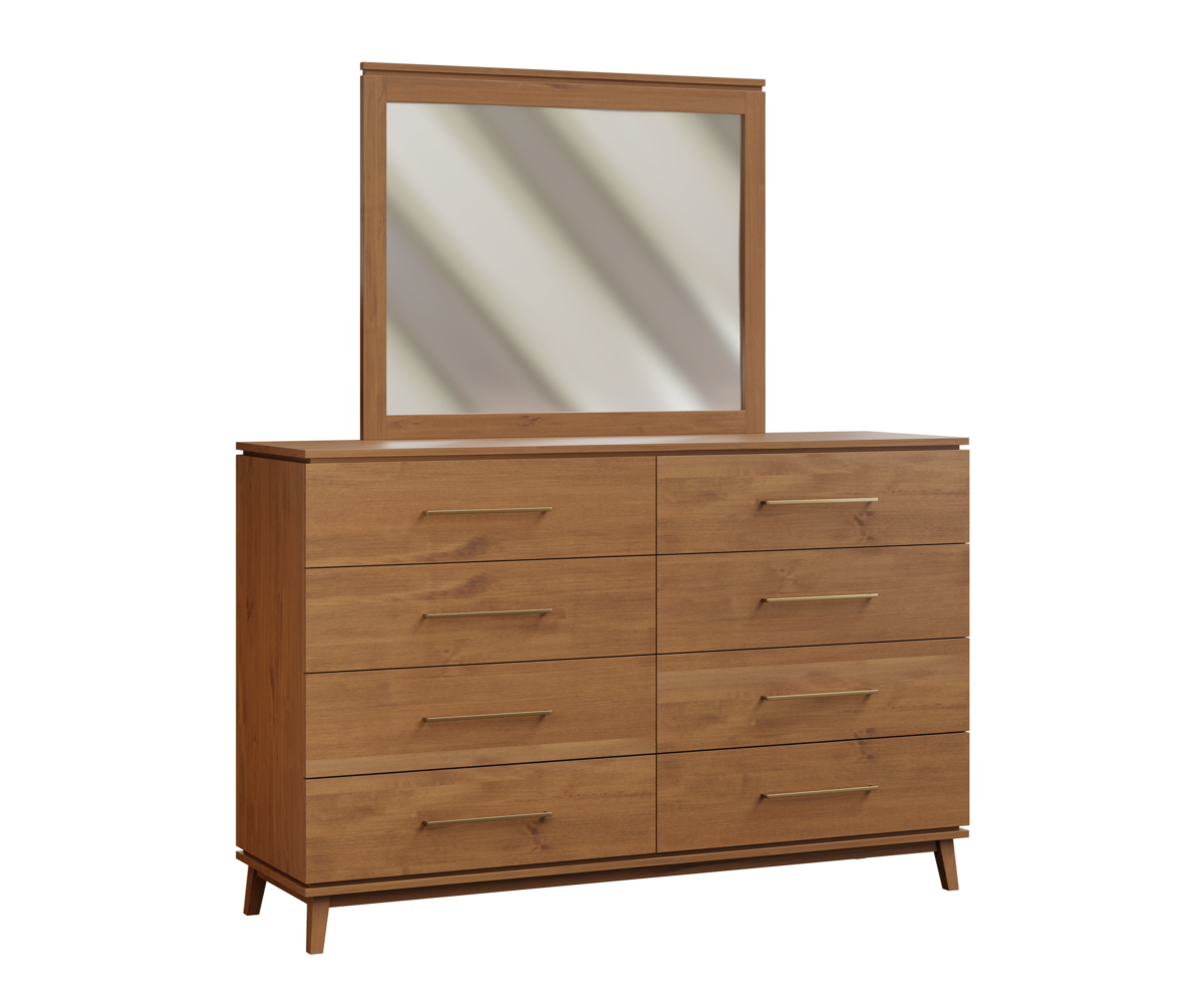 Kylan Tall 8 Drawer Dresser | Amish Mercantile